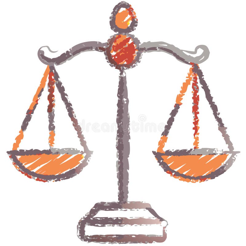 Abstract Justice Scales Vector Symbolizing Balance and Equality Stock ...
