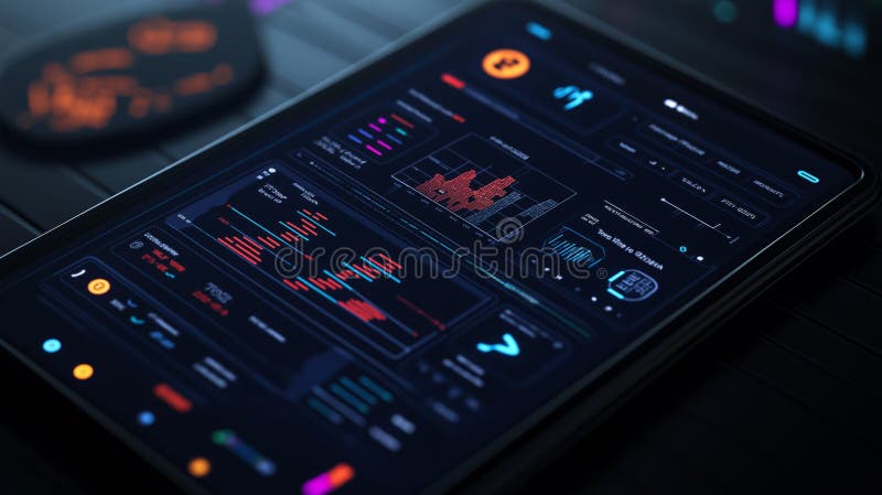 Advanced Digital Currency Wallet Interface on a Modern High-Resolution ...