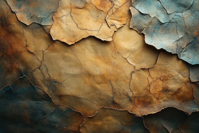 Aged Vintage Paper Texture with Grunge Effect for Background or Overlay ...