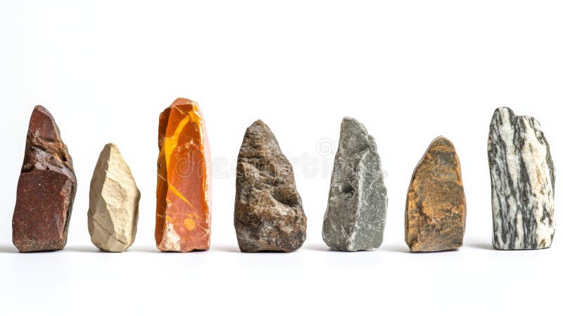 A Stunning Lineup of Unique Stones Showcases the Beauty of Nature. Each ...