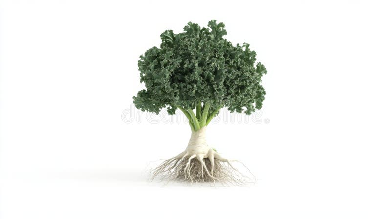A Unique AI-generated Depiction of a Broccoli Tree Showcasing Vibrant ...