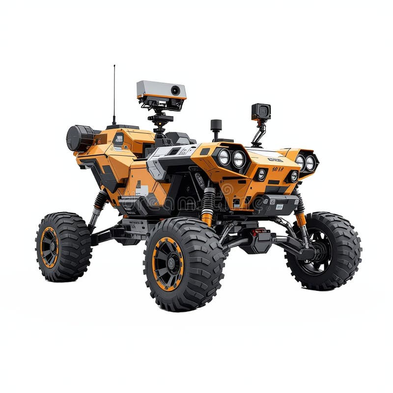 Autonomous Exploration Rover with Rugged Tires and Advanced Sensors ...