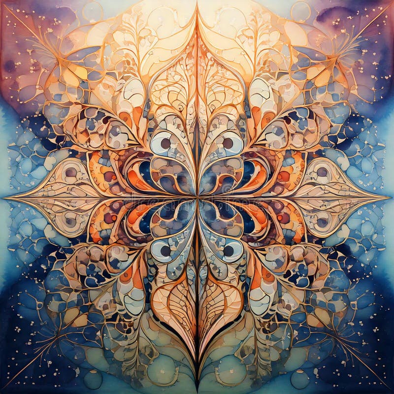 The Image Features a Background Pattern that Showcases Elements of Art ...