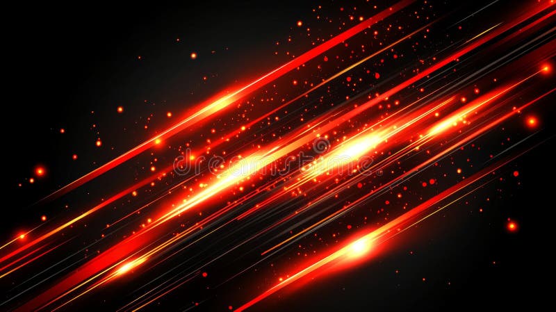 The Image Features a Black and Red Background with Red Lines, Creating ...