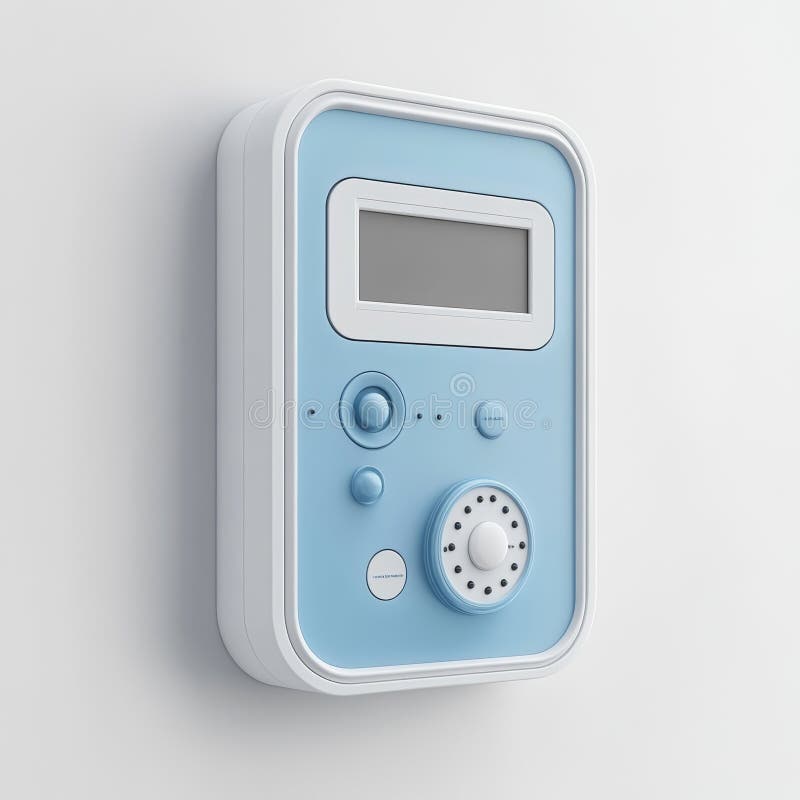 Blue Control Panel stock illustration. Illustration of user - 335258921