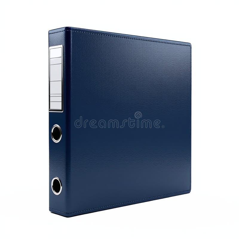 Blue Portfolio Folder with Clipping Path and No Background for Office ...