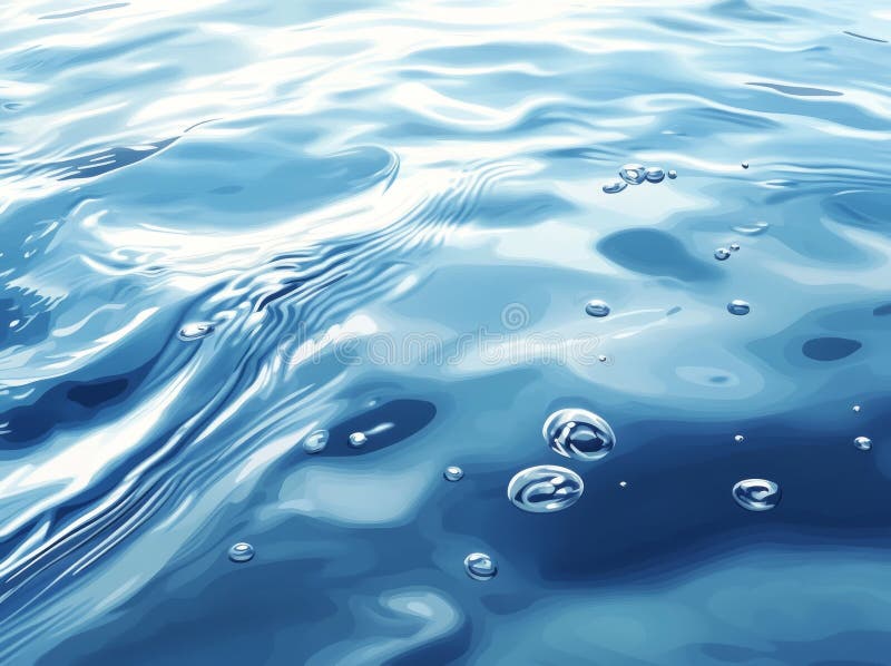 The Image Features a Blurred Water Ripple Texture on a White Background ...