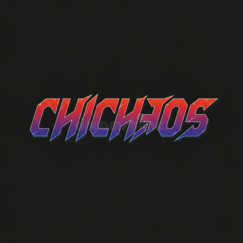 The Image Features Bold, Angular Text Reading "CHICHAOS" in a Dynamic ...