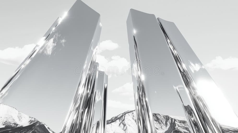 This Image Features Bold Chrome Designs Stock Photo - Image of ...
