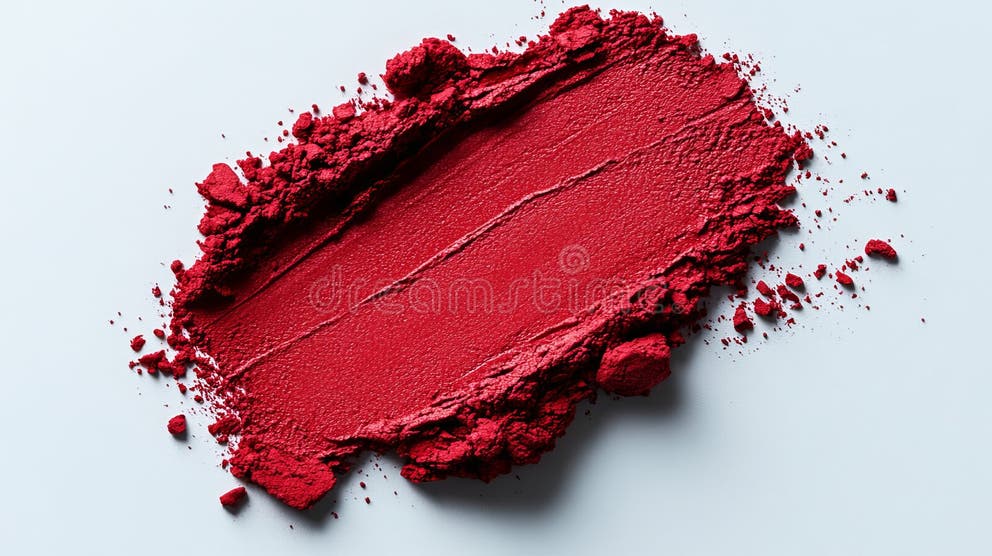 The Image Features a Bright Red Mark on a White Background for Cleaning Applications Stock Image ...