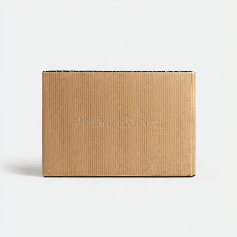 The Image Features a Brown Box Set Against a White Background, Where ...
