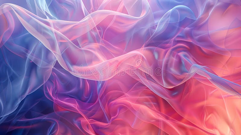 Translucent Membranes Abstract Background with Soft Color Gradient ...