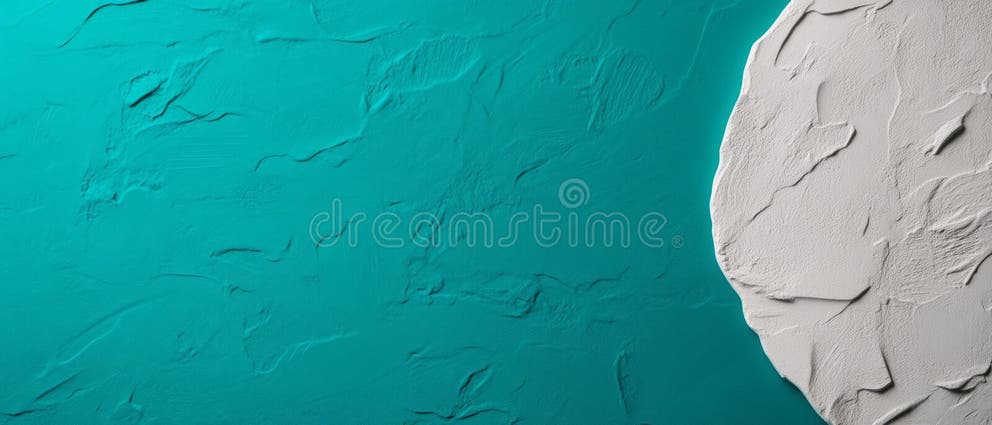 Textured Background with Teal and White Colors Creating an Abstract ...