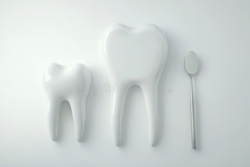 Friendly Animated Dental Mirror Image Stock Illustration - Illustration ...