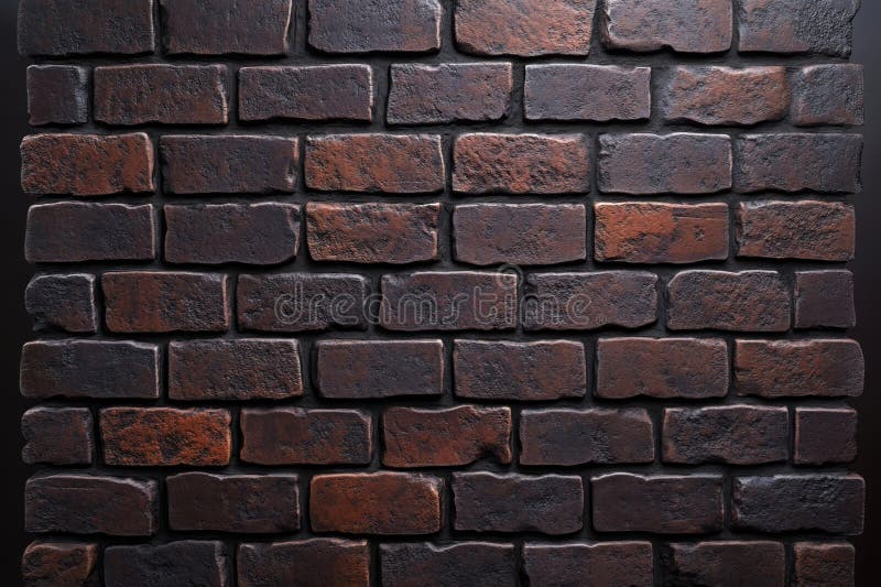 Classic Brick Wall Studio Photo Stock Illustration - Illustration of ...