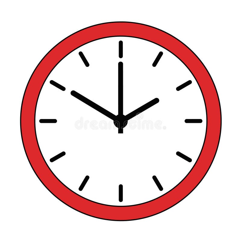 Circle clock clipart stock illustration. Illustration of marker - 368720130