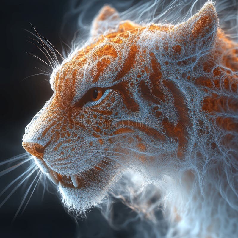 Image Features a Close-up of an Anthropomorphic, Cat-like Creature with ...