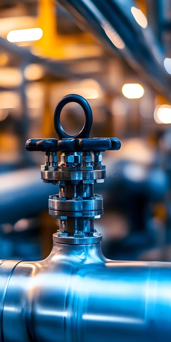 Close-up of Industrial Mechanical Component Stock Illustration ...