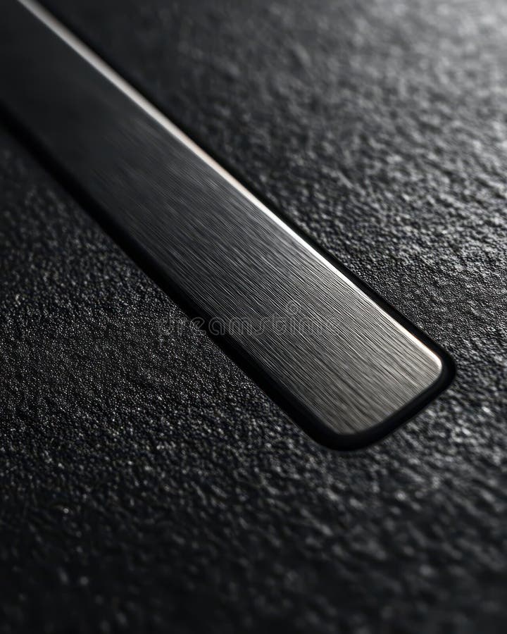High-End Metallic Object Close-Up Against Grainy Backdrop - Minimalist ...