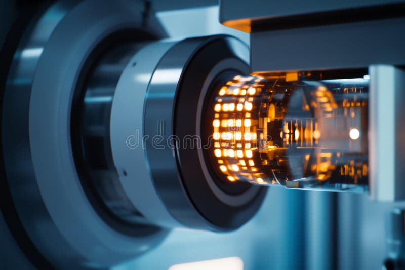 Advanced Optical Sensor for Skin Detection Stock Illustration ...