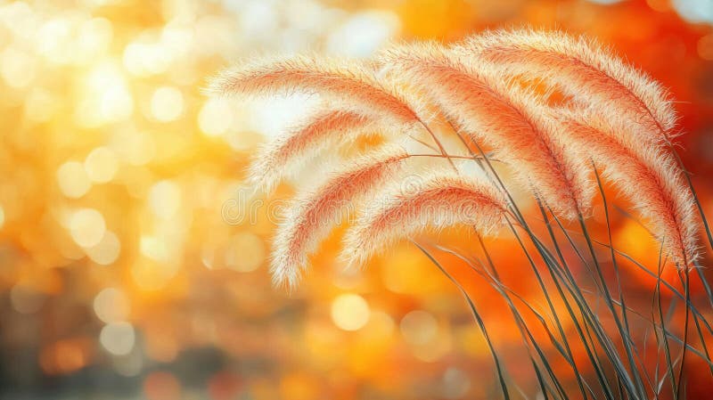 Golden Grass in the Field stock image. Image of depth - 372150631