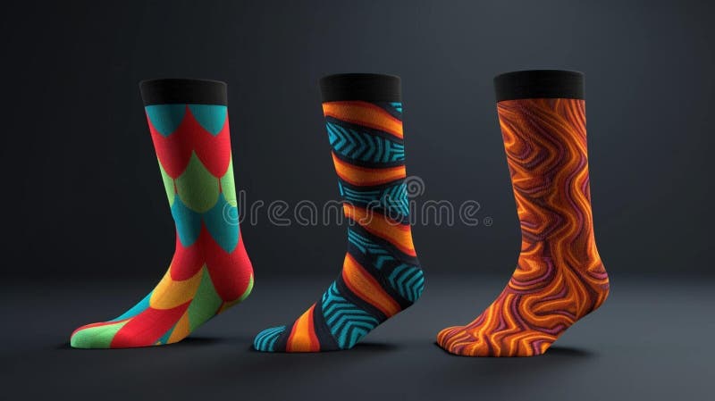 Vibrant Socks Stock Illustrations – 447 Vibrant Socks Stock ...