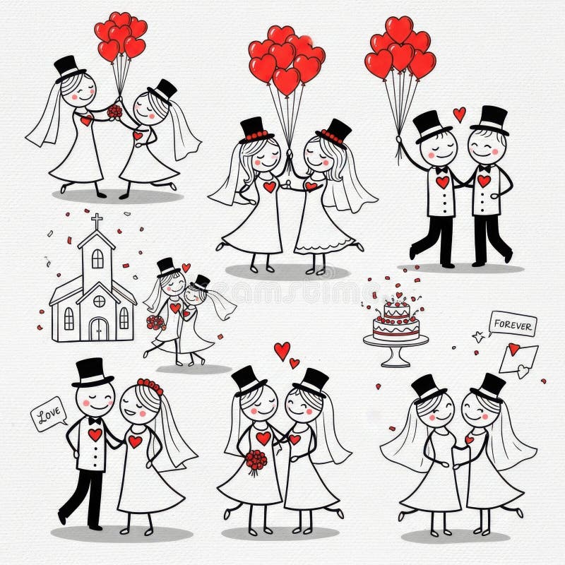 Bride Front Church Cartoon Free Stock Photos - Free & Royalty-Free ...