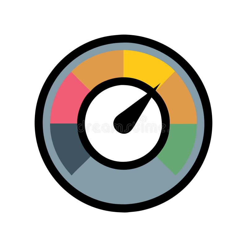 Performance Review Evaluation Speedometer Gauge Stock Illustrations ...