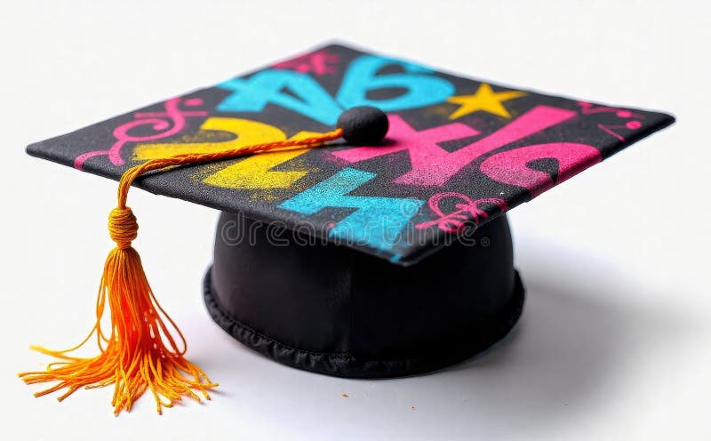 This Image Features a Creatively Decorated Graduation Cap, Also Known ...