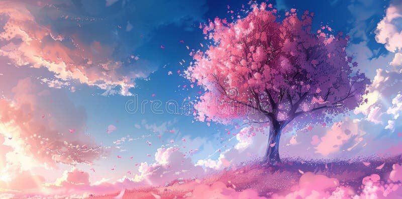 Cozy Workspace. Cute Desktop Background Concept Stock Illustration ...