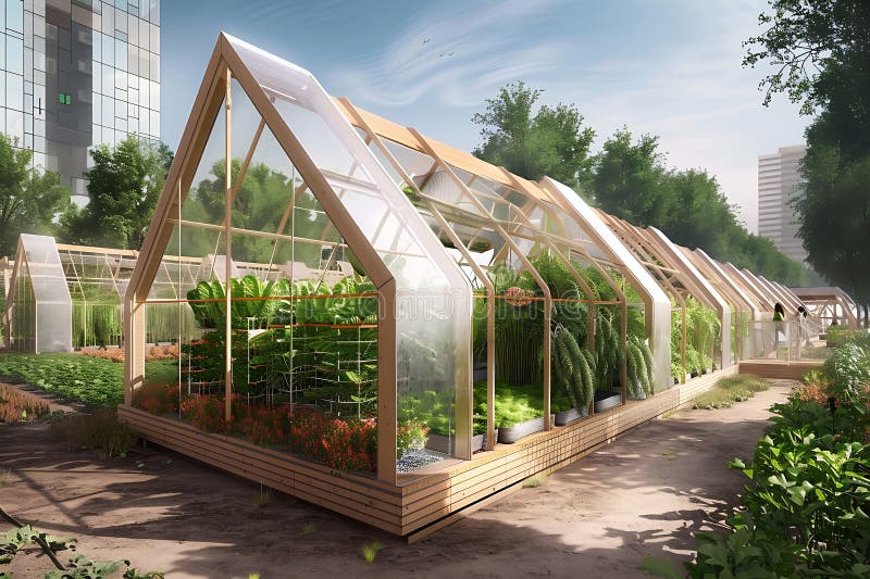 Advanced High-Tech Greenhouse with AI-Driven Climate Control and ...