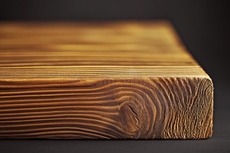 Close-Up of Wooden Cladding Board Stock Illustration - Illustration of ...