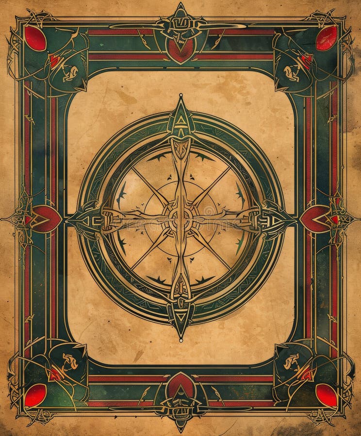 Compass Ornate Stock Illustrations – 849 Compass Ornate Stock ...