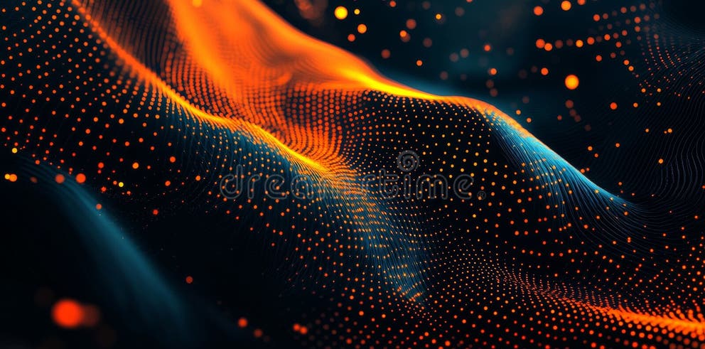 The Image Features a Digital Illustration of Binary Code, Characterized ...