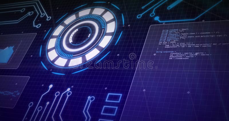 This Image Features a Digital Interface with a Global Connection and ...