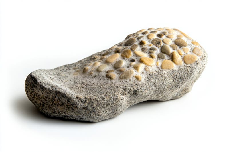 A Unique Pebble with a Textured Surface and Various Colors. Perfect for ...