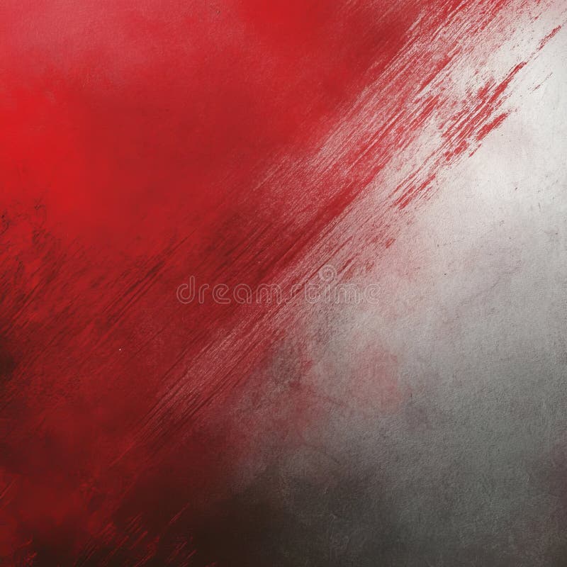 Dramatic Red and Gray Brushstroke Texture with Gradient Effect Stock ...