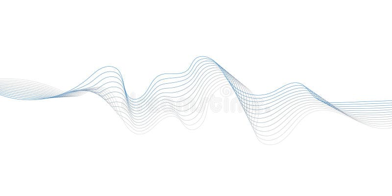 This Image Features a Dynamic Abstract Design of Overlapping Lines Creating Flowing Wave ...