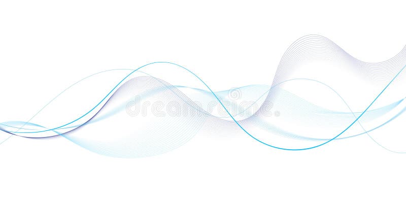 This Image Features Dynamic, Flowing Lines of Light Blue and Gray ...