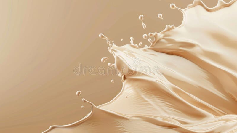 Creamy Splash Background - Generative AI Stock Photo - Image of ...