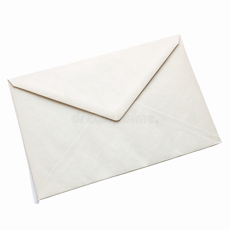 Elegant Opened Envelope with Paper for Letters on Transparent ...