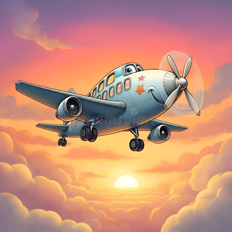 Anthropomorphic Airplane Stock Illustrations – 130 Anthropomorphic ...