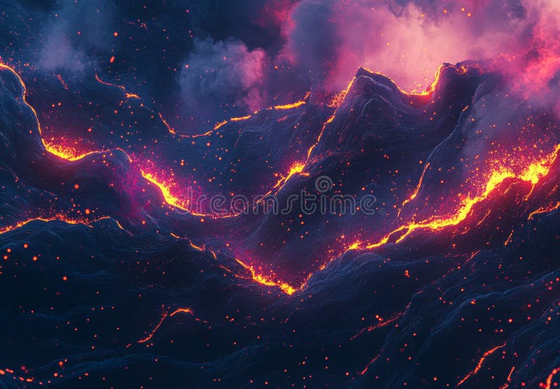 The Image Features a Flowing Orange Background of Paint, with a Liquid ...