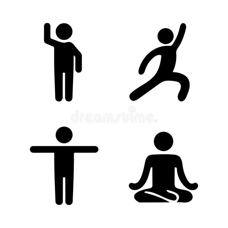 Black Stick Figure People