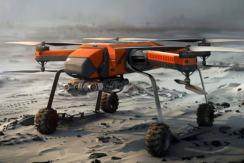 Space Drone with Four-Wheel Design for Extraterrestrial Exploration ...