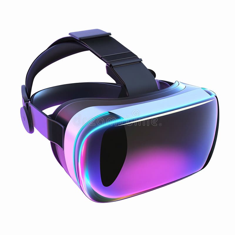 Virtual Reality Headset with Futuristic Design for Gaming and Augmented ...