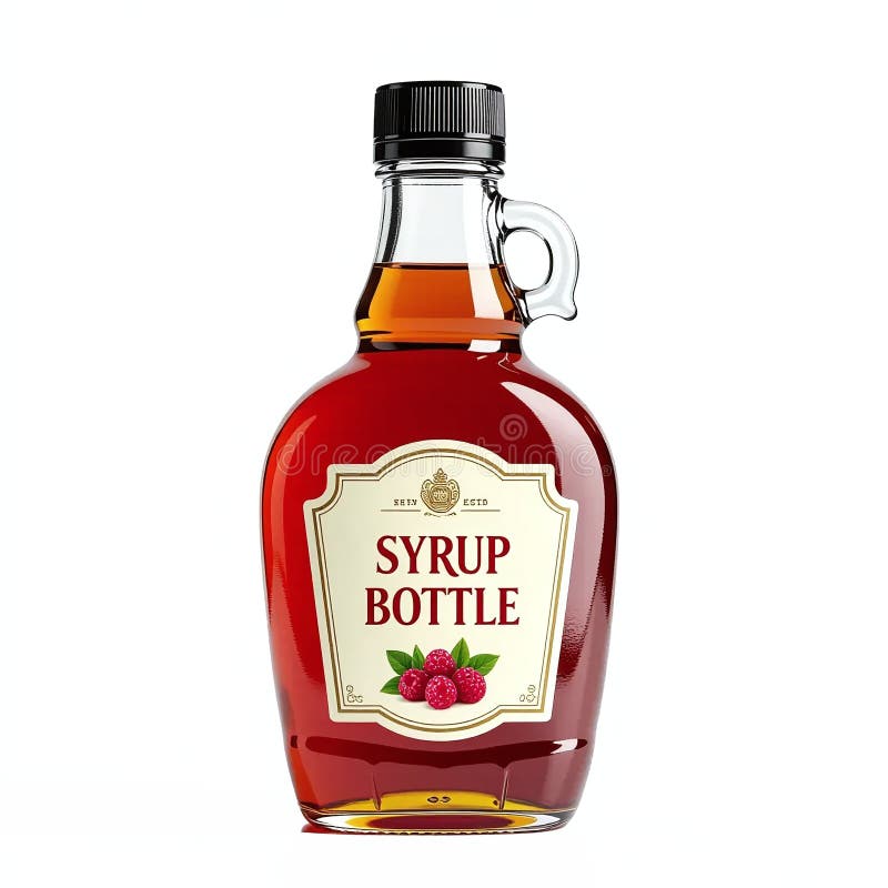 Raspberry Jam Label Template Design. Vector Illustration Stock ...