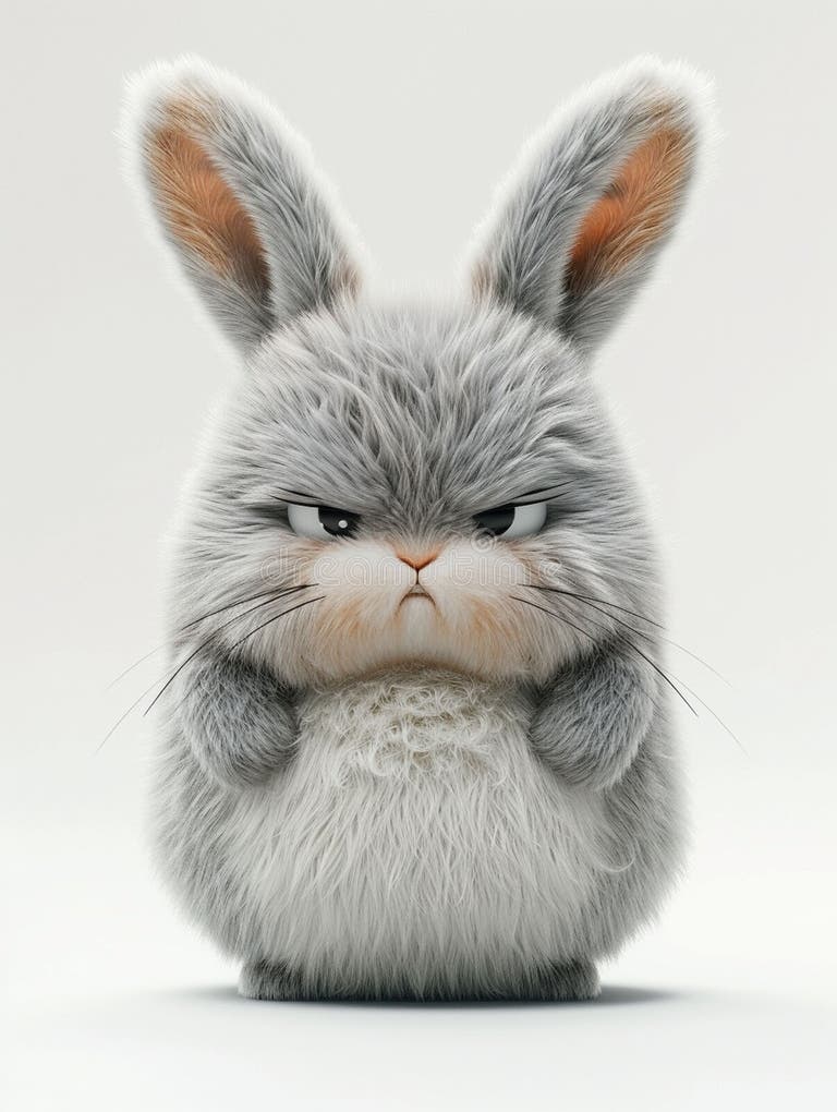 Angry Standing Rabbit Stock Illustrations – 86 Angry Standing Rabbit ...