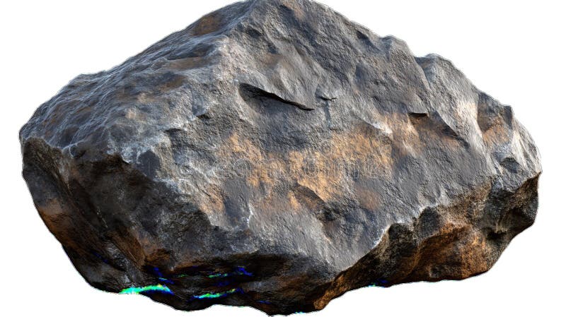 High-Detail AI Generated Rock Texture on White Background Stock Photo ...