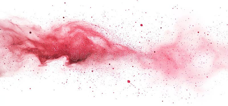 The Image Features Isolated Pink Glitter Particles on a Transparent ...